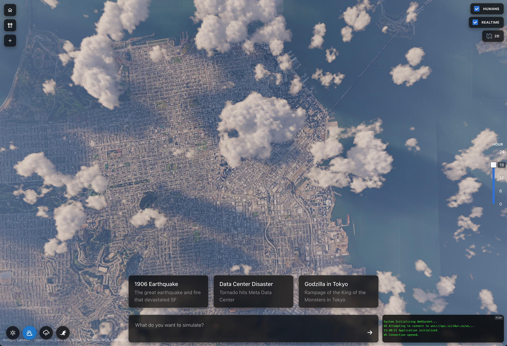 Map Simulator | Struct | Create and build simulations on a map, run experiments, and train RL agents